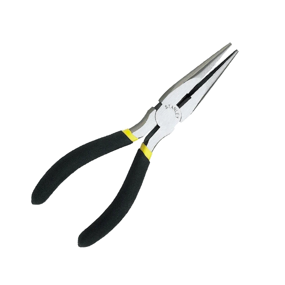 Alicate Punta Fina 6" Mango Negro | Stanley - Disensa Ecuador