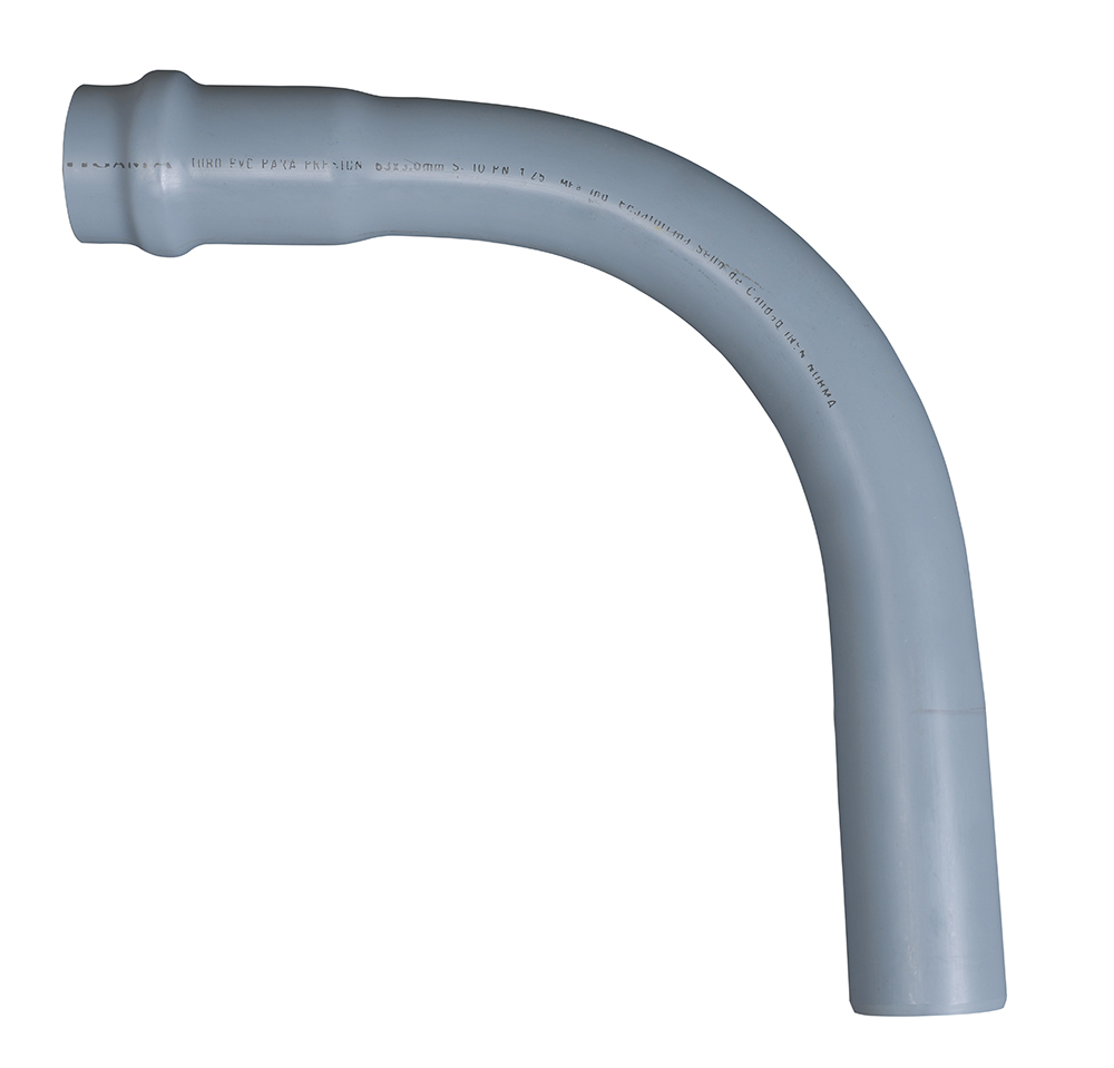 Codo Pvc Iny Ec 110mm x 90° Pn10 | Plastigama - Disensa Ecuador