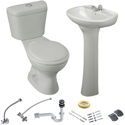 Combo Milán - Roma - Capri Metal Blanco | F.V - Disensa Ecuador