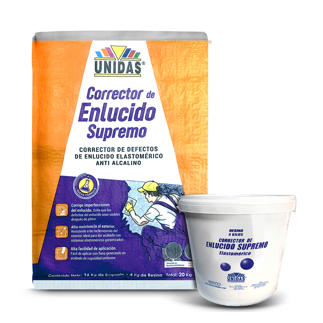 Corrector de Enlucido-22kg | Unidas - Disensa Ecuador
