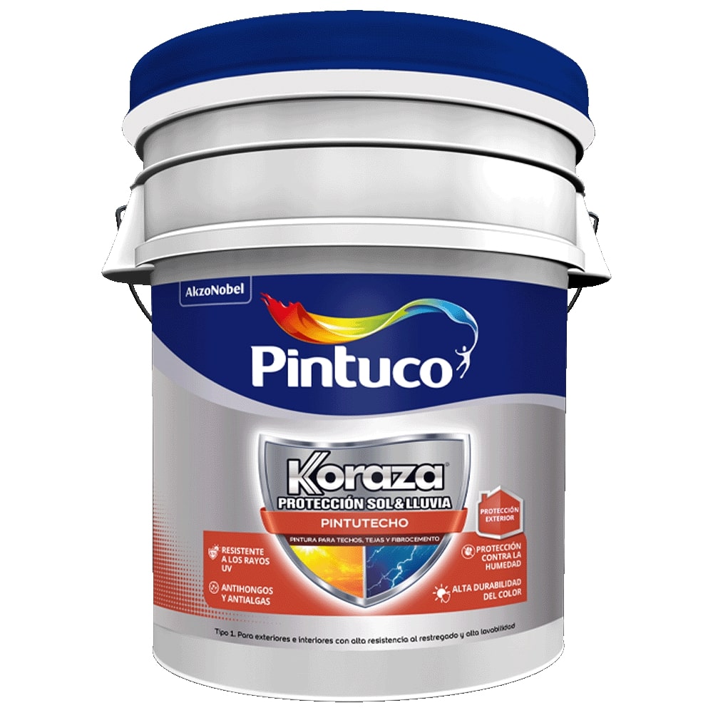 Koraza Pintutecho Rojo 5gl | Pintuco - Disensa Ecuador