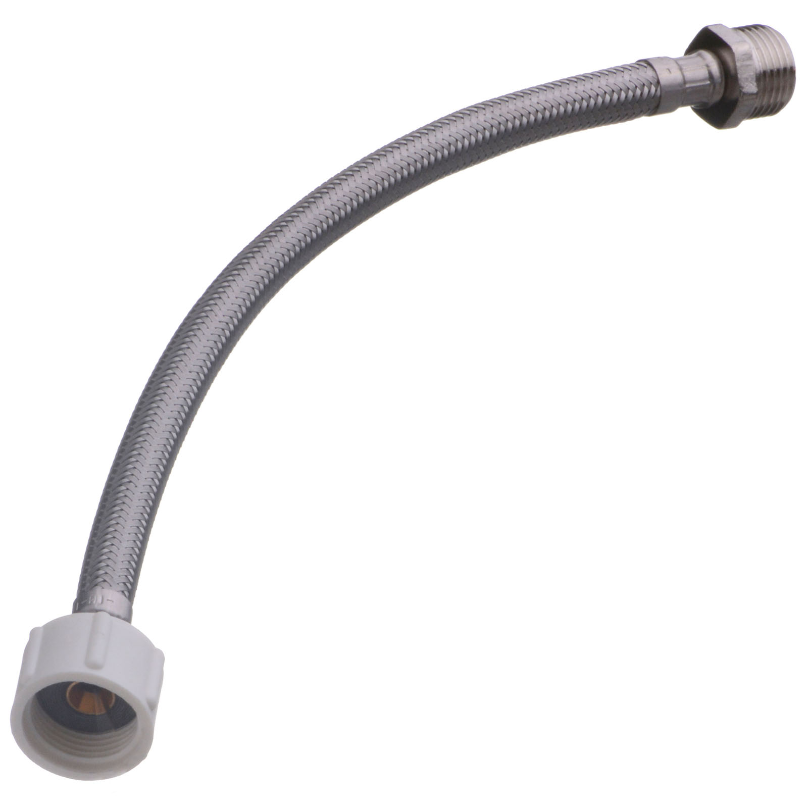 Manguera Flexible 12" Conexión Paso para Inodoro | F.V - Disensa Ecuador