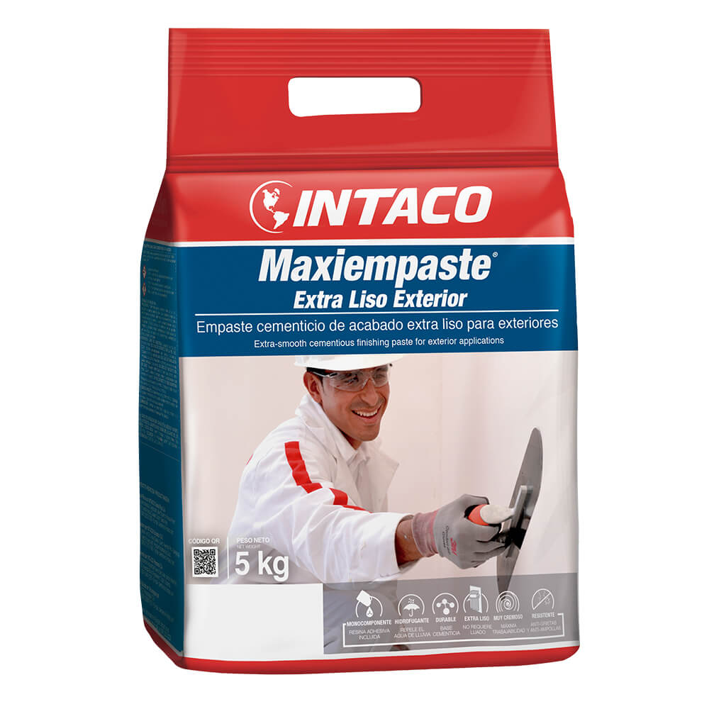 Maxiempaste Exterior Blanco 5Kg | Intaco - Disensa Ecuador