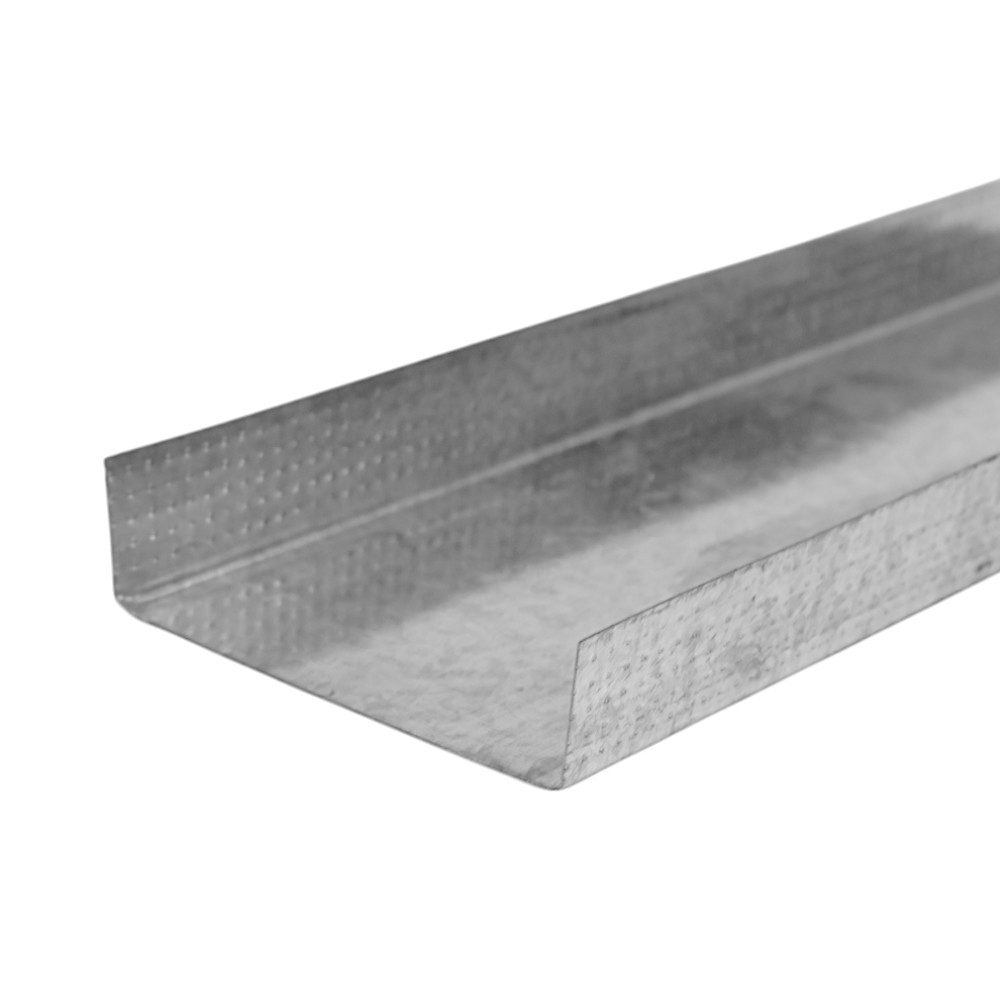 Perfil Track 2 1/2"X25mm.40mm L=2.44 | Gyptech - Disensa Ecuador