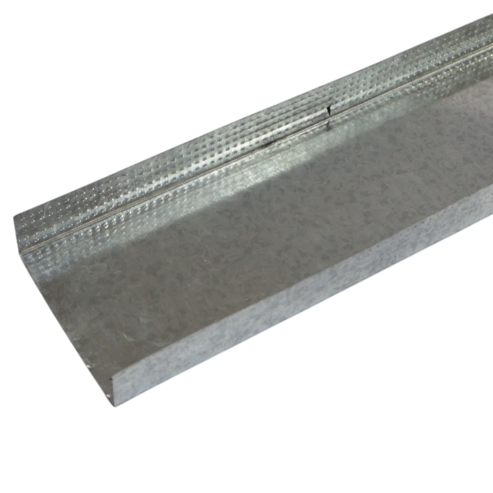 Perfil Track 3 5/8"X25mm.40mm L=2.44M | Gyptech - Disensa Ecuador