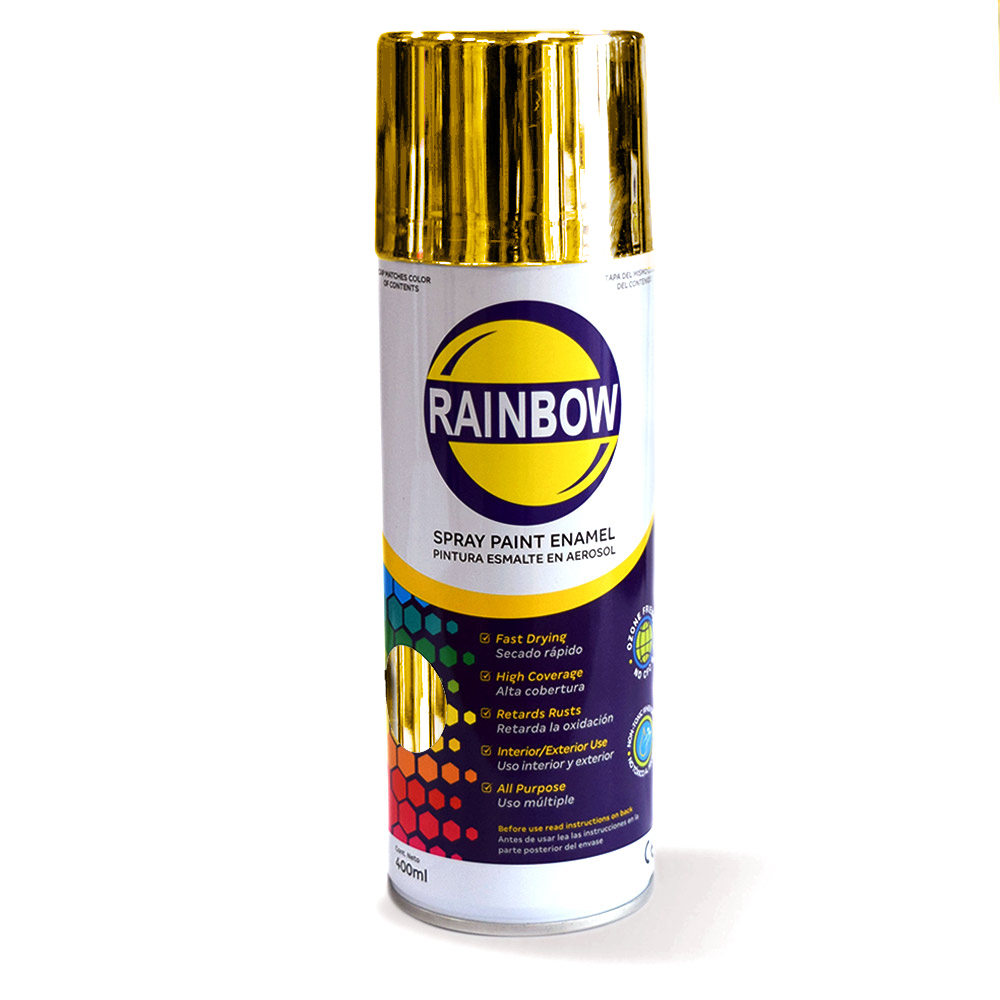 Pintura en Spray Oro 18K / 188 | Rainbow - Disensa Ecuador