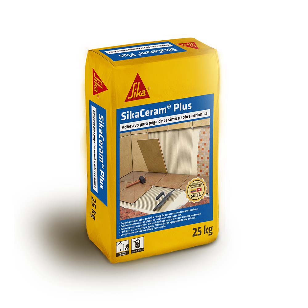 SikaCeram Plus 25Kg | Sika - Disensa Ecuador