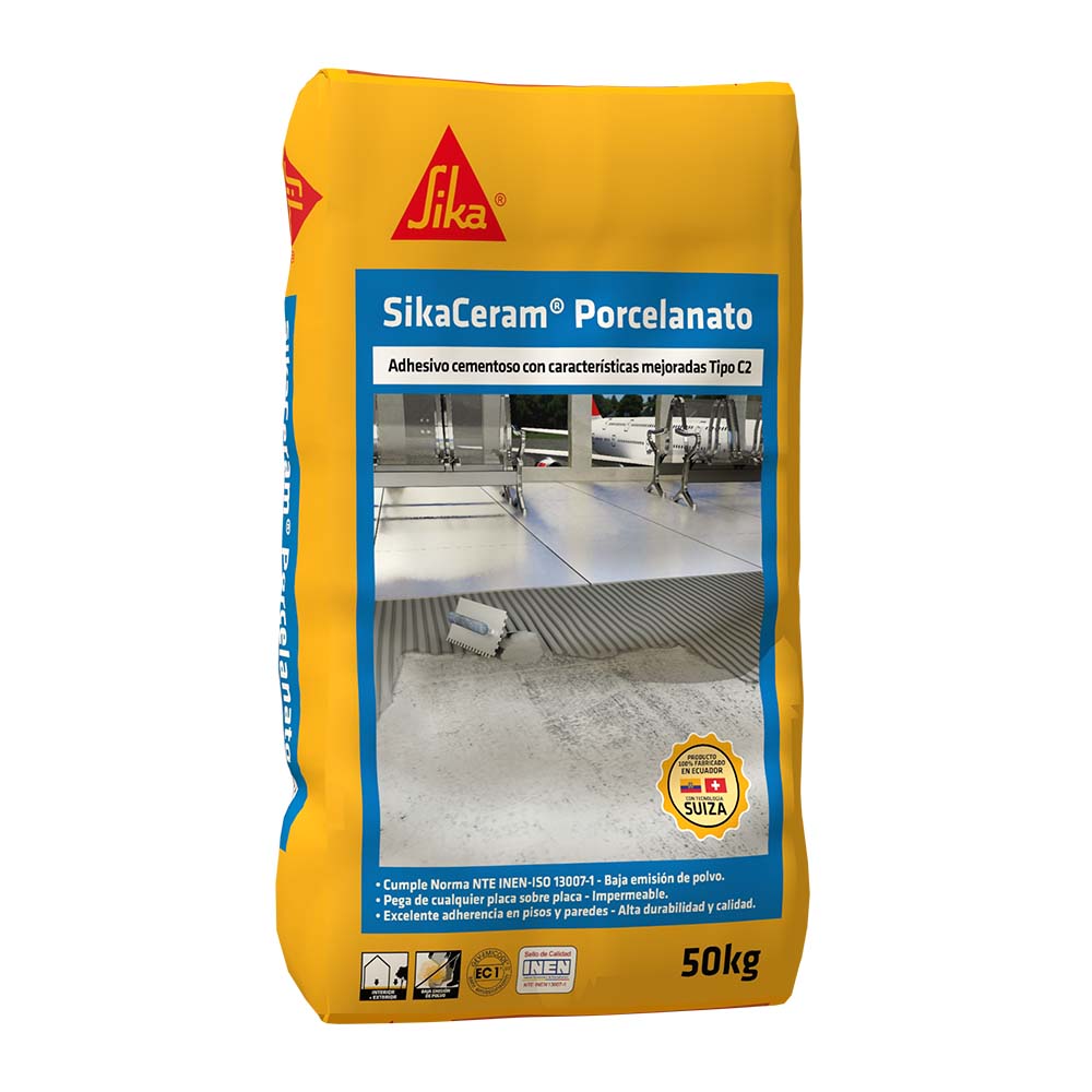 SikaCeram Porcelanato 50Kg | Sika - Disensa Ecuador