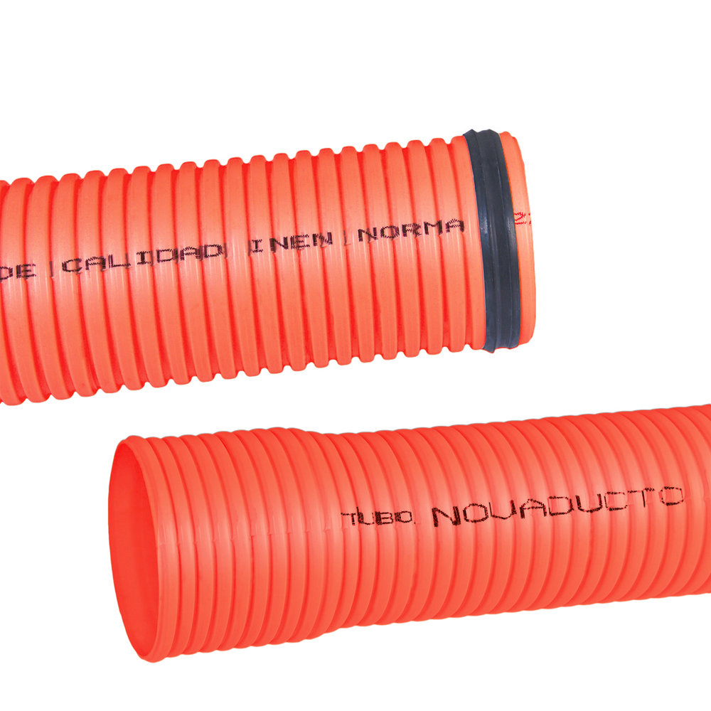 Tubo Pvc Ducto Telefónico 50mmx6mx2.0 Naranja | Plastigama - Disensa ...
