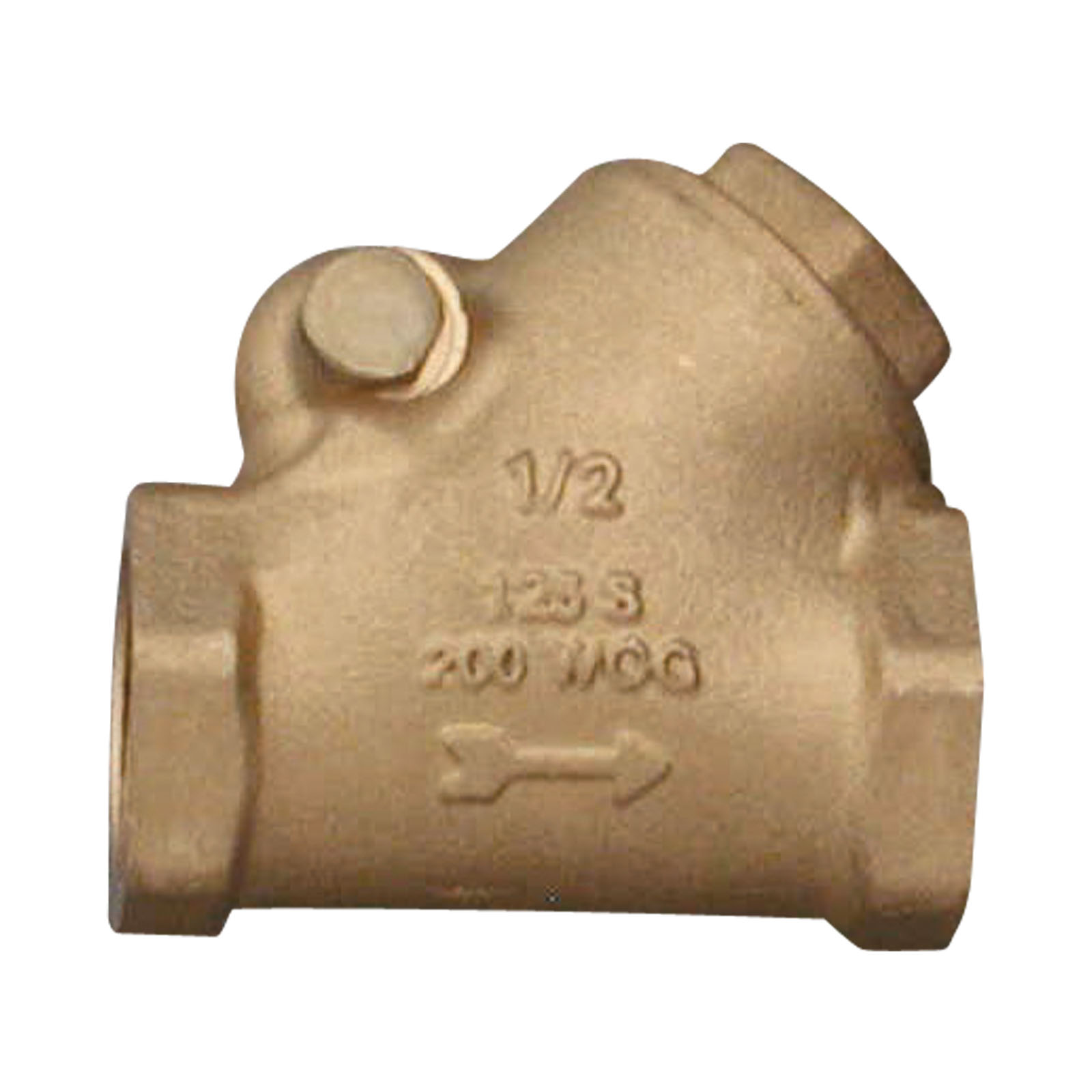 Válvula Cheque 1/2 Bronce | F.V - Disensa Ecuador