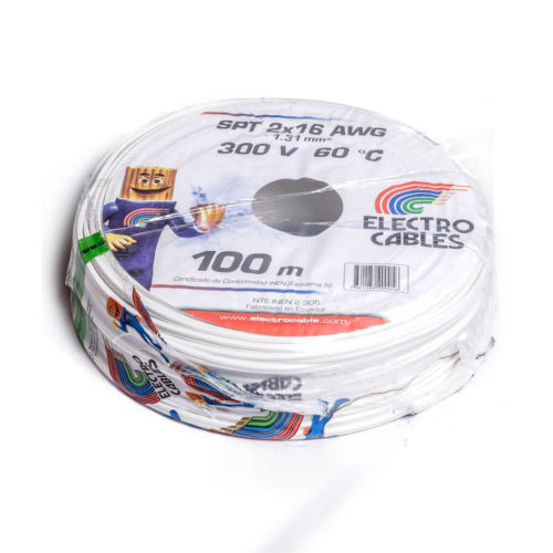 Cable Gemelo Piatina SPT 2x16 - Electrocables - Disensa Ecuador