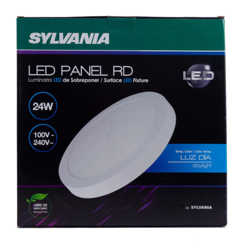 Panel Led redondo de sobreponer 24 Watts Luz día - Sylvania - Disensa ...