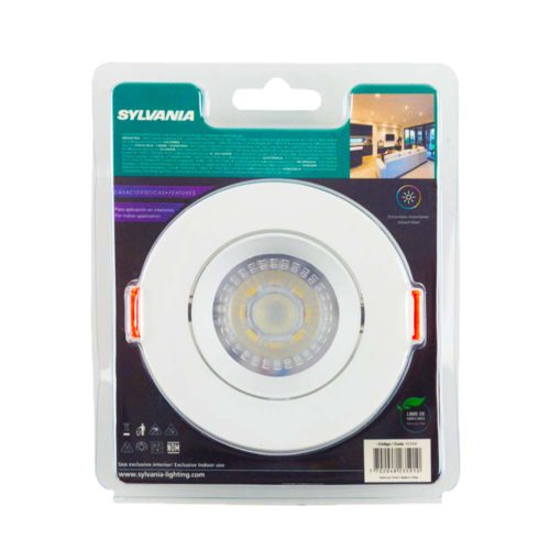 Spot Led Round 7W Luz día - Sylvania - Disensa Ecuador